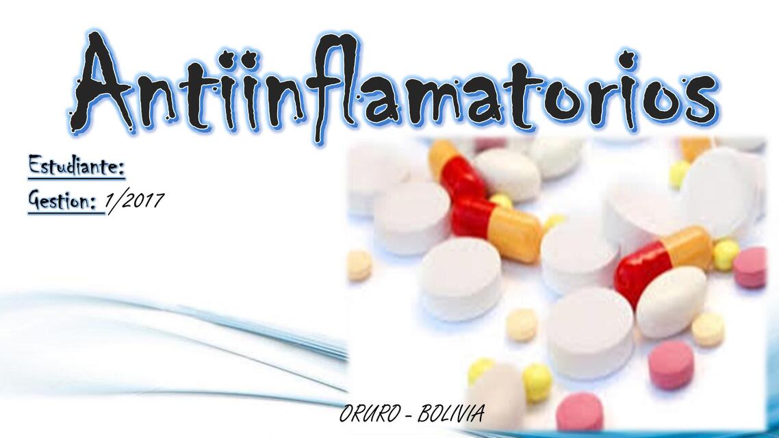 Antiinflamatorios | Sergio Daniel | uDocz