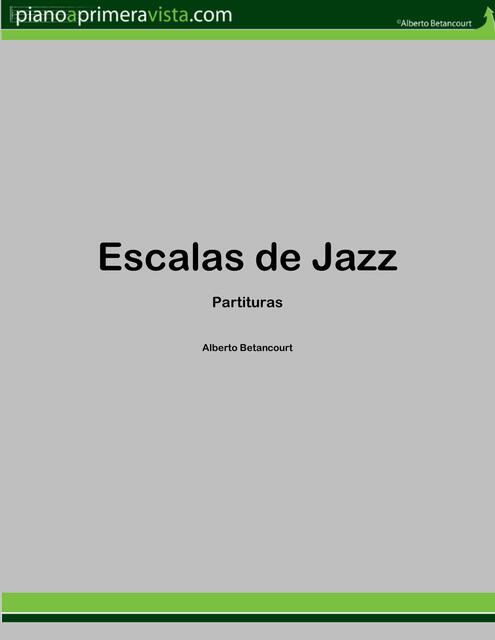 Piano escalas jazz Alberto Bentancourth | Gudiel Rodríguez | uDocz