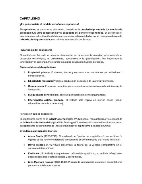 CAPITALISMO | Oscar | uDocz