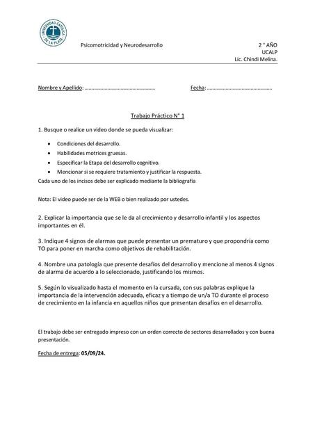 Psicomotricidad | Anto | uDocz