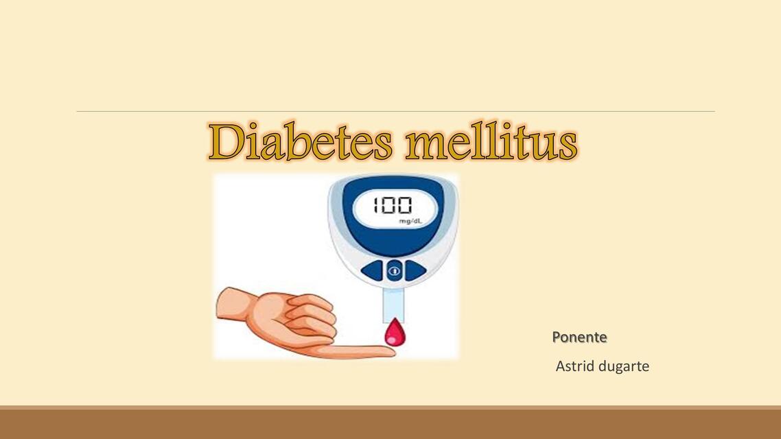 diabtes mellitus | lisandro | uDocz