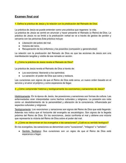 Examen final oral | Andrea | uDocz