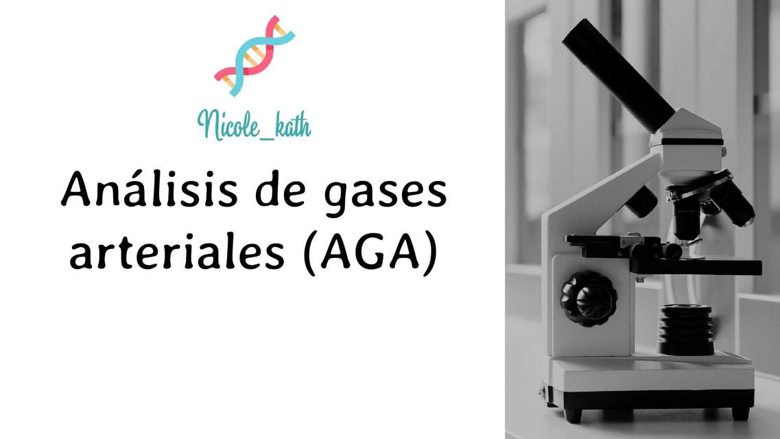 Análisis de gases arteriales AGA | Katherine Méndez | uDocz