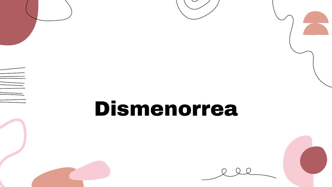 Amenorrea, dismenorrea | Scar | uDocz