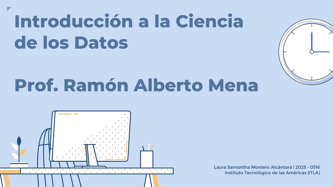 Historia de la Ciencia de los Datos Laura Montero | Laura Montero | uDocz