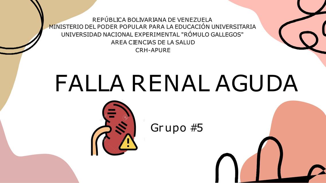 Falla renal aguda | Anyela | uDocz
