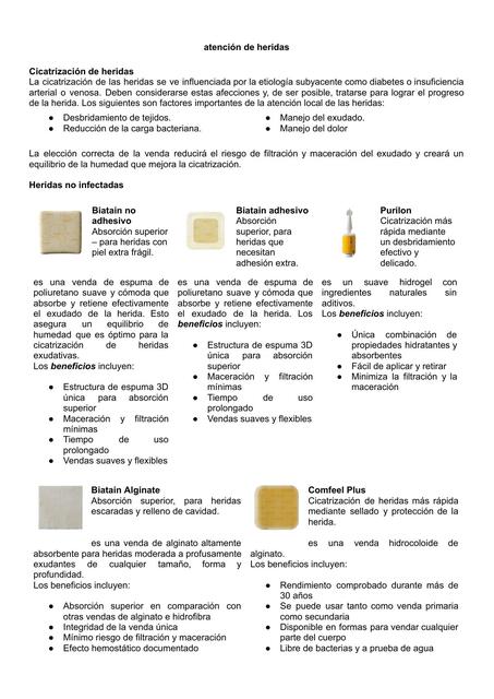 atención de heridas | sofia | uDocz