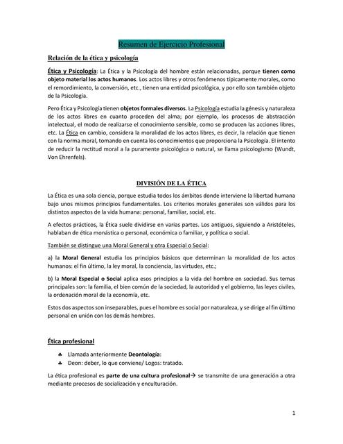Resumen de Ejercicio Profesional | . | uDocz