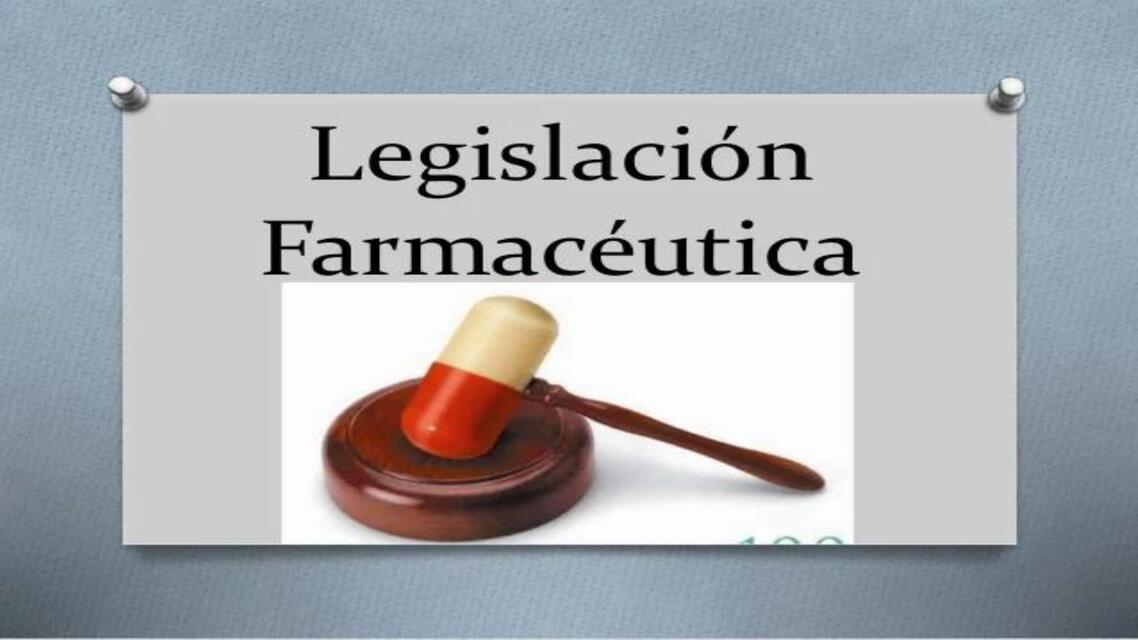 Flashcards de LEGISLACION FARMACEÚTICA | Por Sofia | uDocz