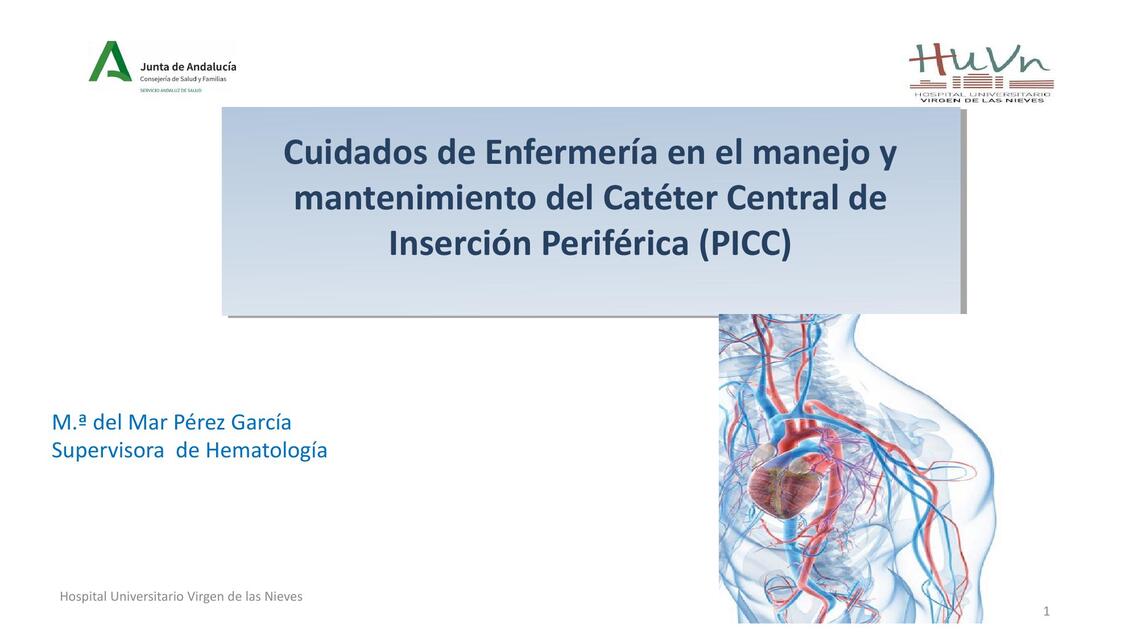 Sesión Clínica Cuidados PICC HICKMAN | Samantha | uDocz