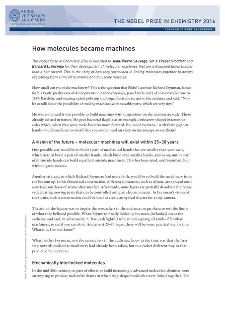 The Nobel Prize In Chemistry | HackerNews | uDocz