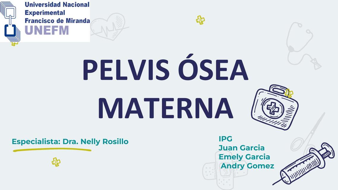 Tema 2 Pelvis Osea Materna Emely Garcia Udocz