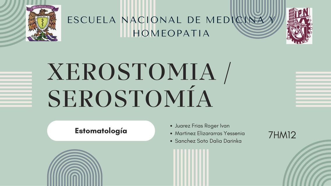 Xerostomia | ROBIN Juarez | uDocz