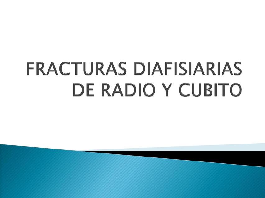 Trauma y fractura de radio y cubito distal | Liliana Rocha | uDocz