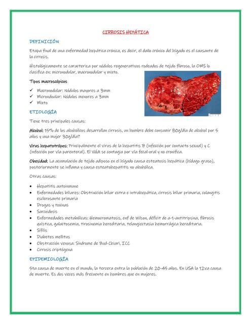 2 8 CIRROSIS HEPÁTICA | Matias | uDocz