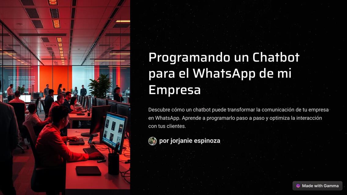 Programando un Chatbot para el WhatsApp de mi Empr | jorjanie | uDocz