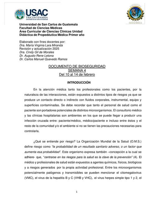 Bioseguridad Dra Gil | WAGNER IVAN | uDocz