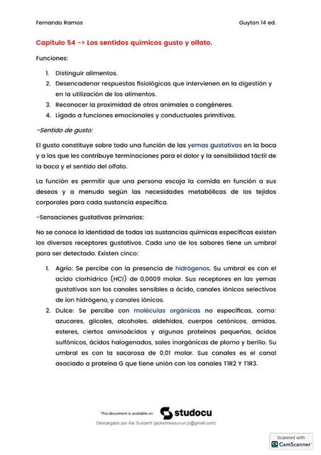 Cap 54 guyton | Alejandra | uDocz