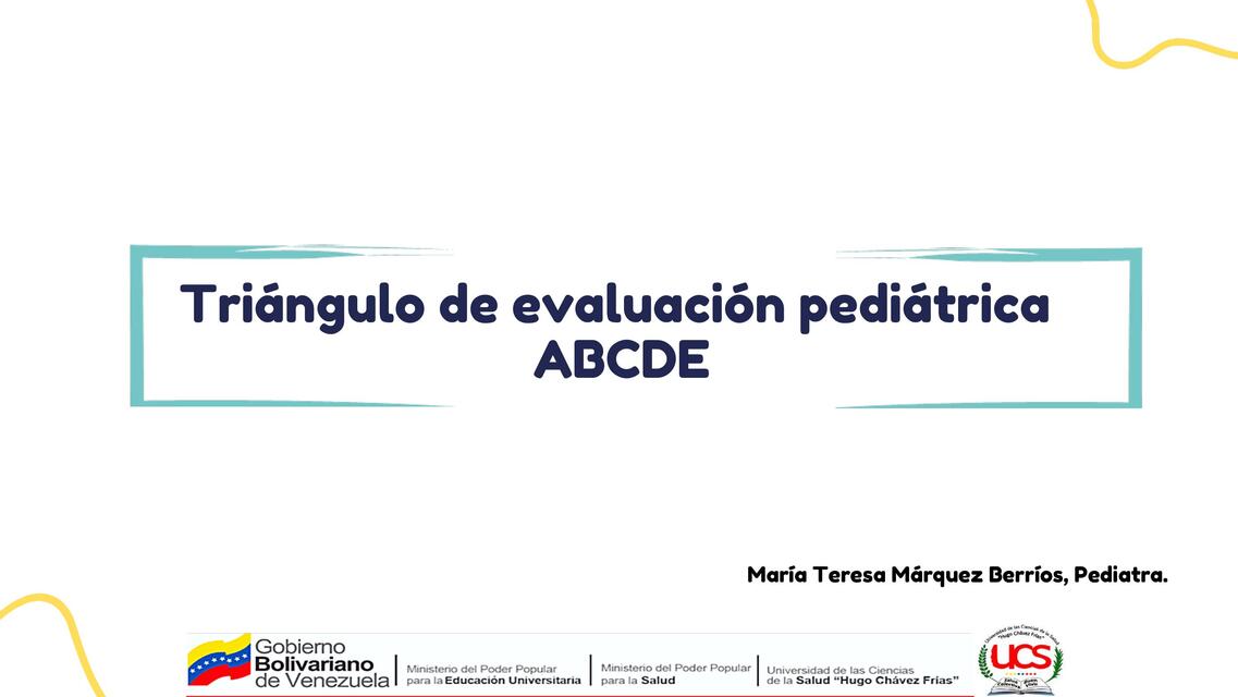 Triángulo de evaluación pediátrica ABCDE | Neyney cali | uDocz