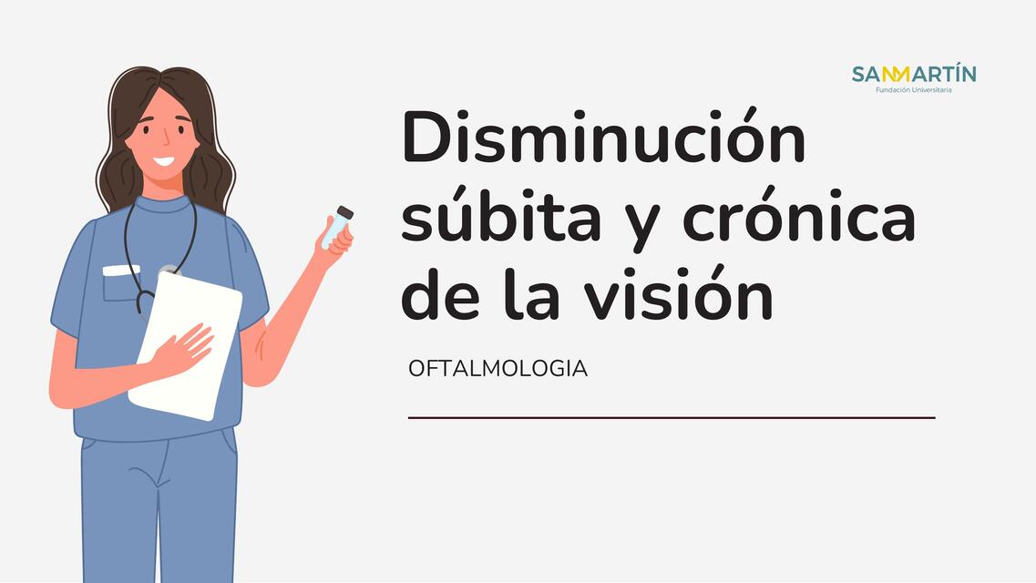 Disminución súbita de la visión pdf | Dayana G. | uDocz