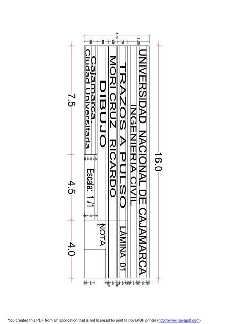Membrete de Trazo a Pulso | Jhanfran Fernandez Murga | uDocz