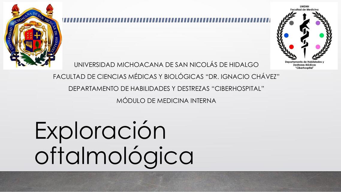 1 Exploración oftalmológica | Mont Ballesteros | uDocz