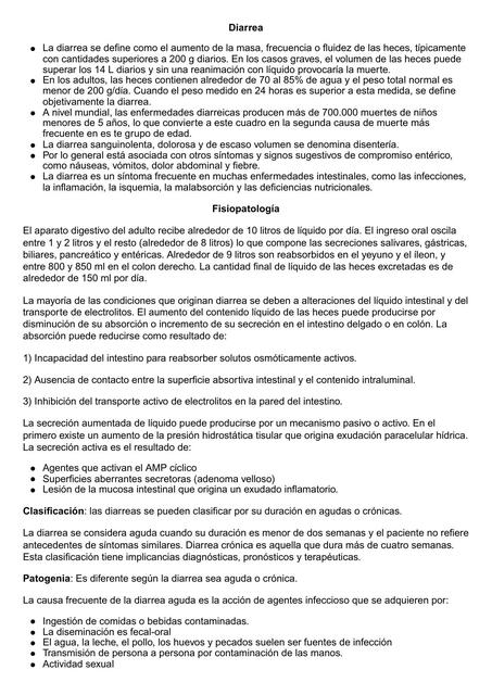 Tema 11 U3 Diarrea y Estreñimiento | alejandra alvarez | uDocz