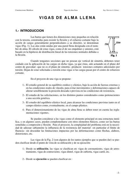 Elementos de alma llena de Ing. Narciso A. Gomez | Antbra | uDocz