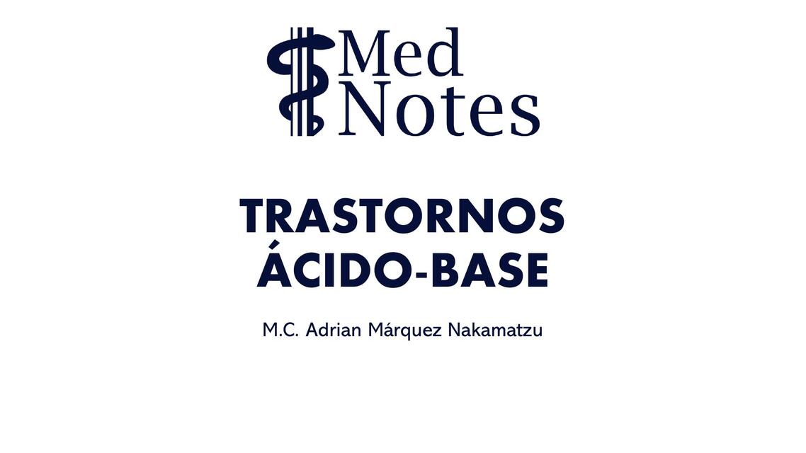 TRASTORNOS ÁCIDO BASE | Step | uDocz