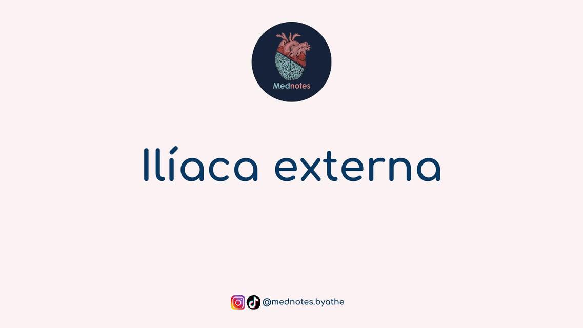 Sistema cardiovascular Iliaca externa interna | Athenas | uDocz