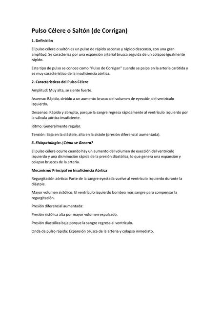 Pulso Célere o Saltón | C-MED2 | uDocz