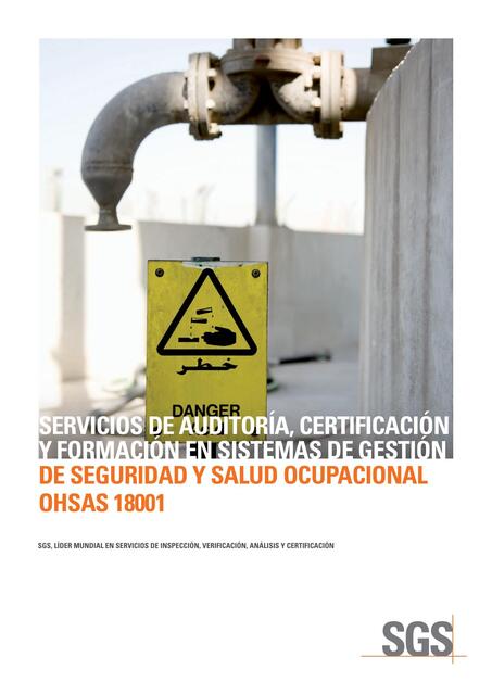 SGS OHSAS A4 ES 11 1 | David | uDocz