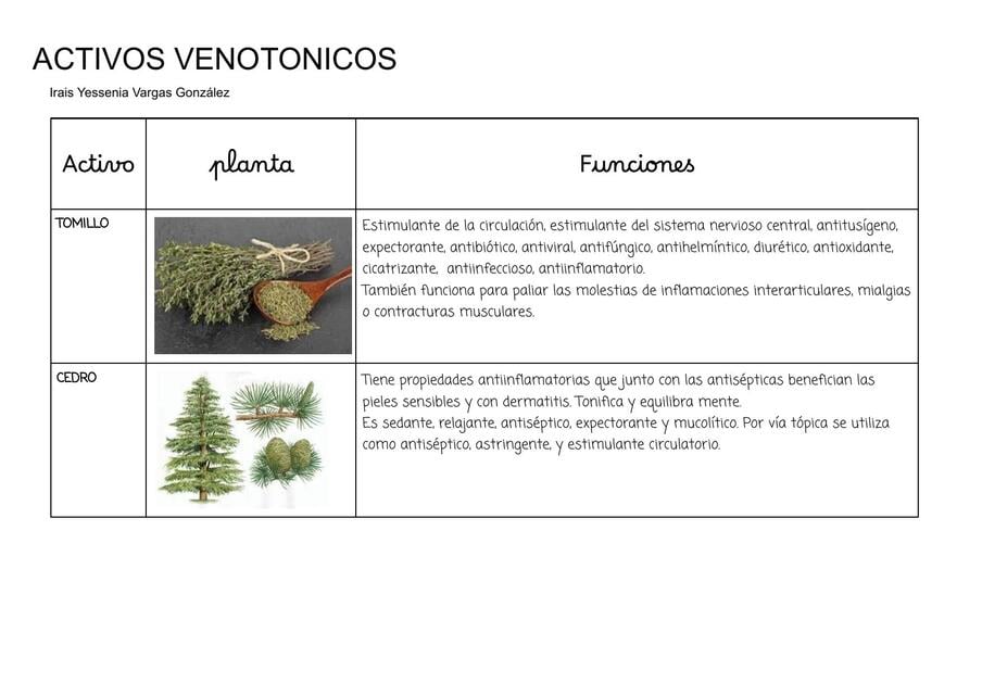 ACTIVOS VENOTONICOS | Irais Gonzalez | uDocz