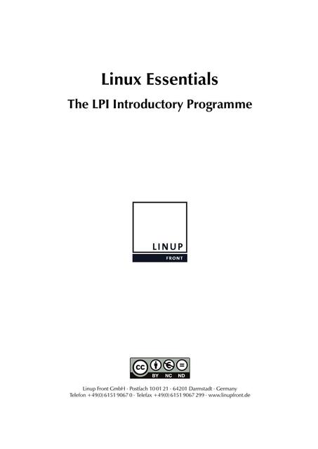 Linux Essentials Manual | DANIEL | uDocz