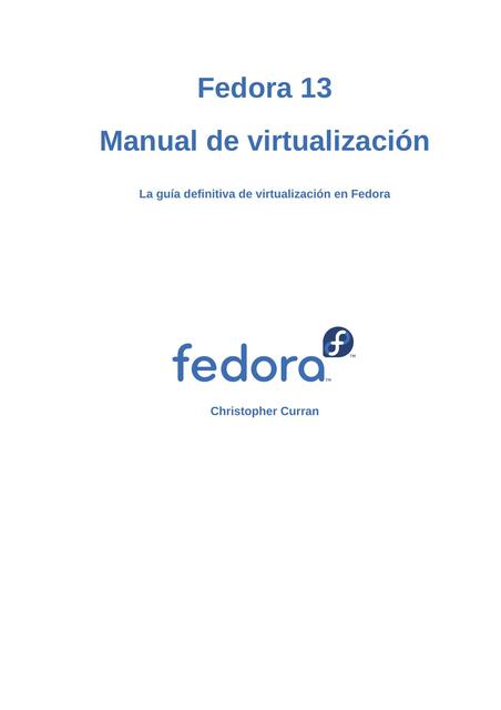 Guia Virtualizacion Fedora 13 | DANIEL | uDocz