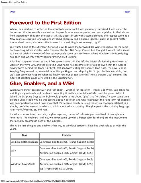 Windows PowerShell Cookbook | DANIEL | uDocz