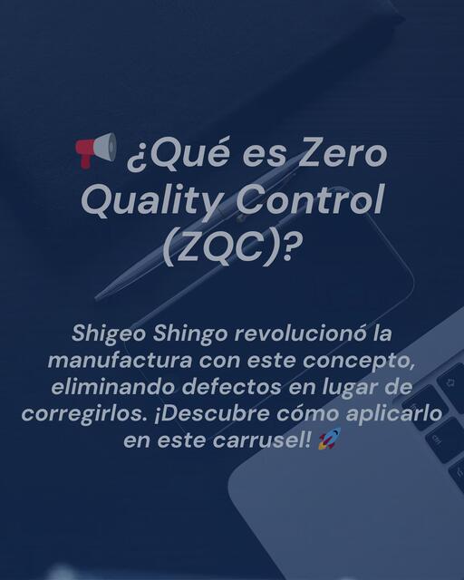 Zero Quality Control - Cero control de calidad | INDUX | uDocz