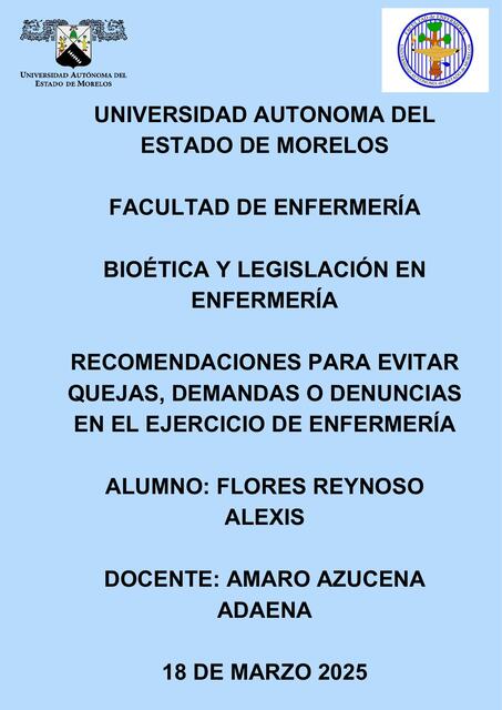 ACCIONES PREVENTIVAS FLORES REYNOSO ALEXIS pdf | Alexis | uDocz