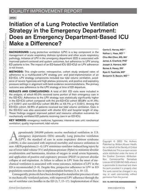 4 Iniciation of a lung protective ventilation | Jorge | uDocz