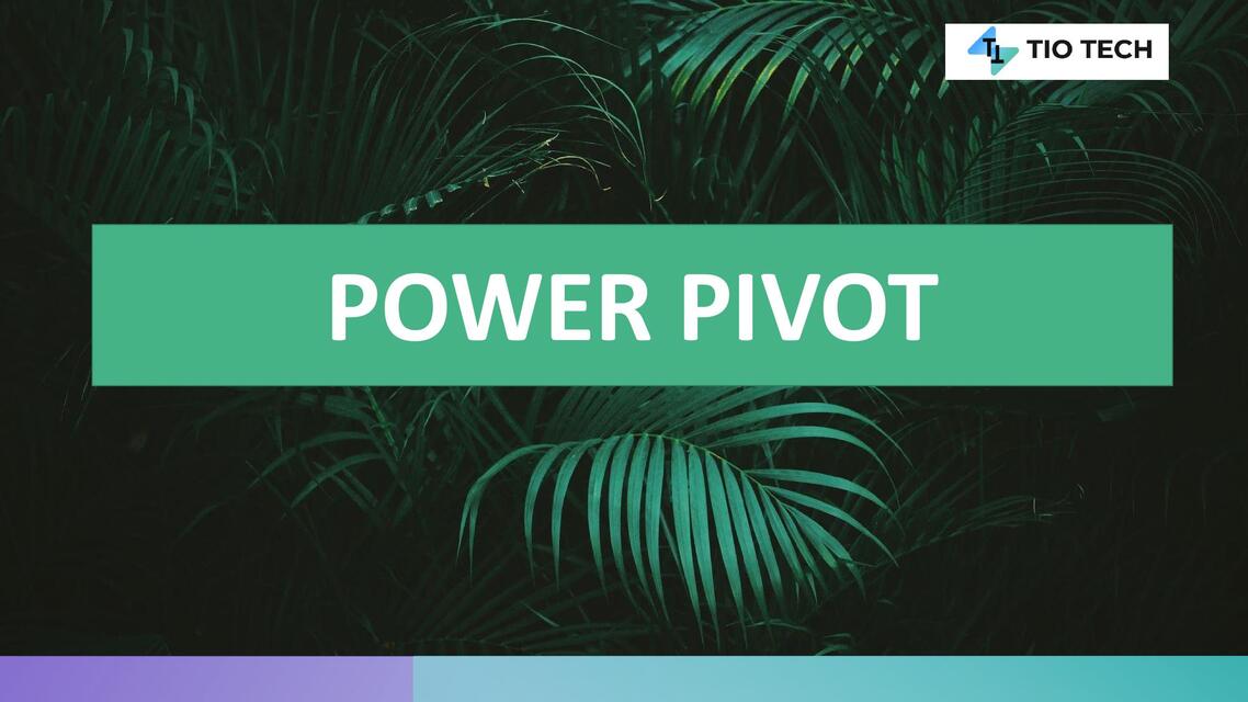 Introduccion a PowerPivot | Nikol | uDocz