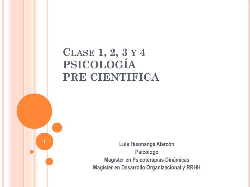 Psicología pre científica | Cata | uDocz