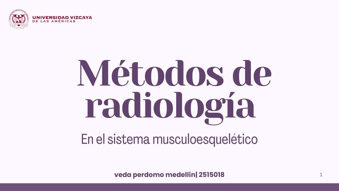 Metodos de radiologia | Veyda | uDocz