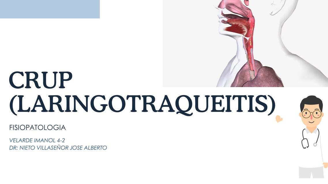 CRUP LARINGOTRAQUEITIS | Imanol | uDocz