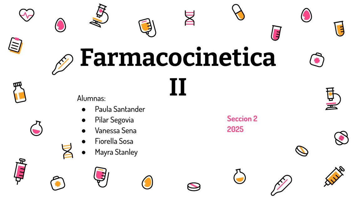 FARMACOCINETICA II | Fiorella Magali | uDocz