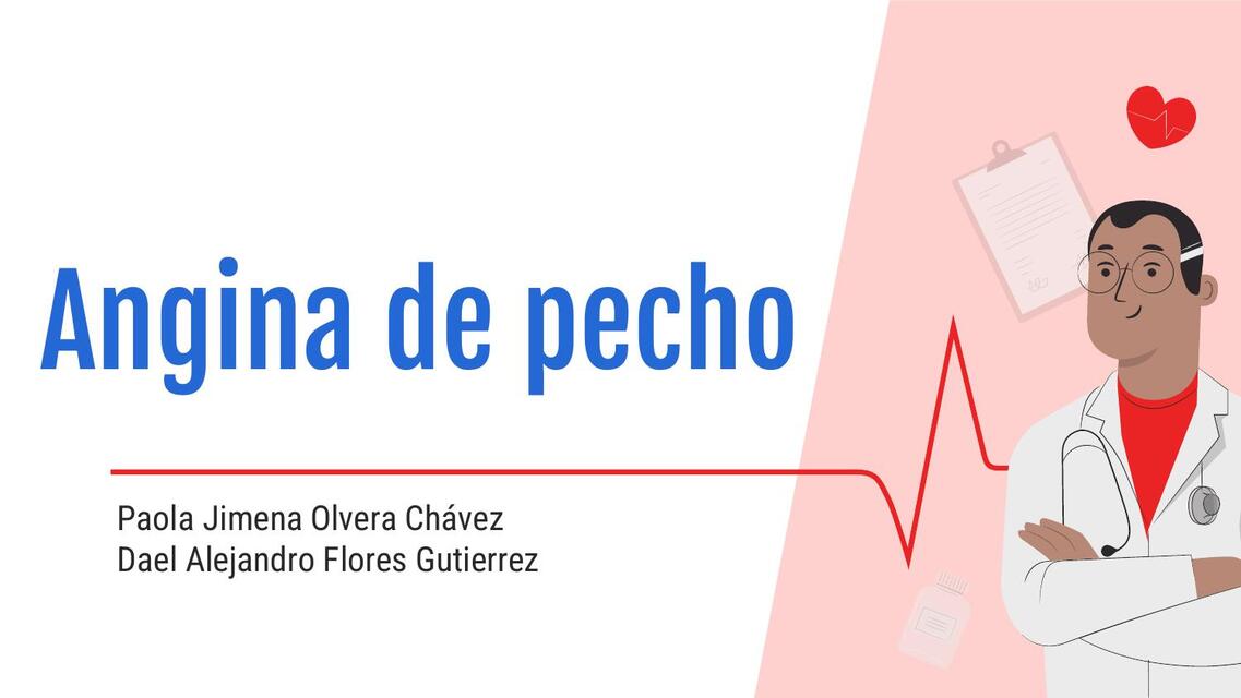 Angina de pecho | Paola Jimena | uDocz