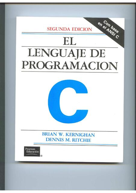 el lenguaje de programacion c ansi c 2 ed kernigha | sergio ariel | uDocz