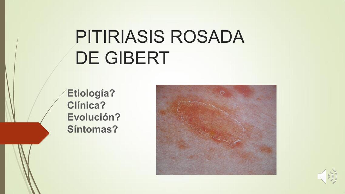 PITIRIASIS ROSADA de Gilbert | Dra. Batista | uDocz