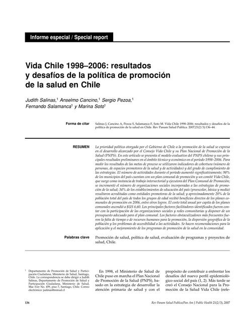 Vida Chile | james | uDocz