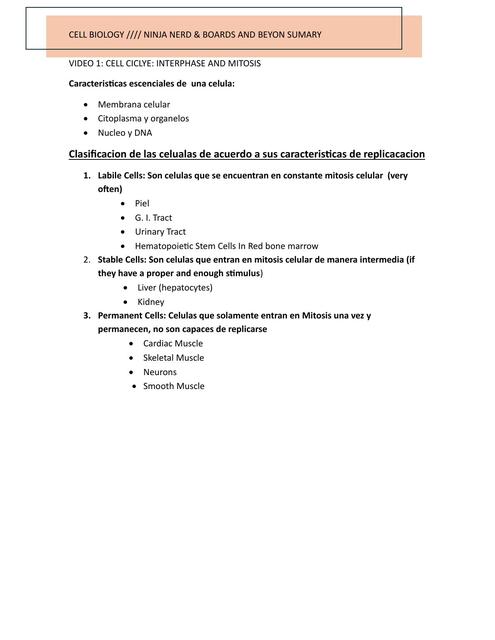 Cell Biology | ALEXIS MARIN | uDocz