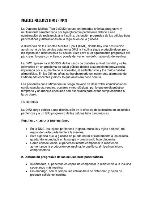 Diabetes mellitus | Estefania | uDocz